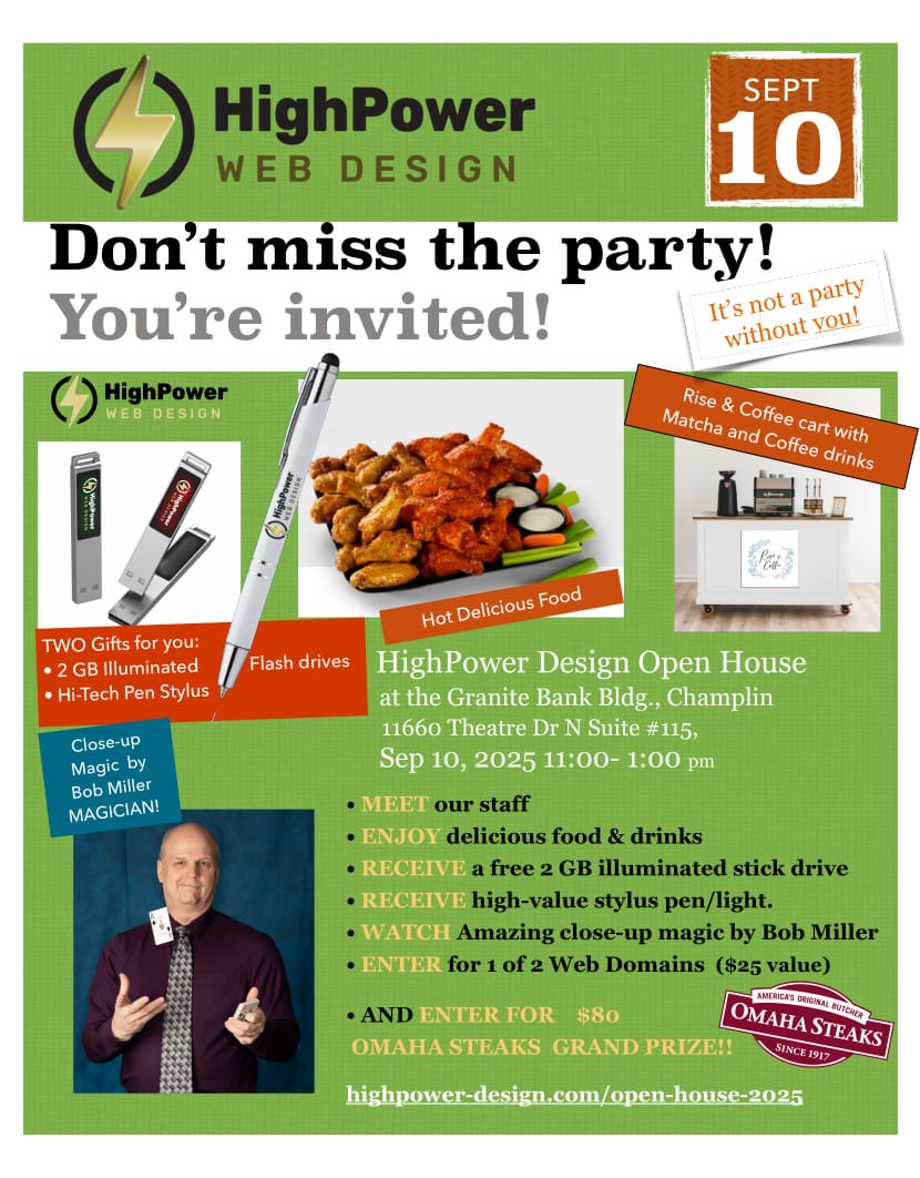 Open House 2025 - HighPower Web Design